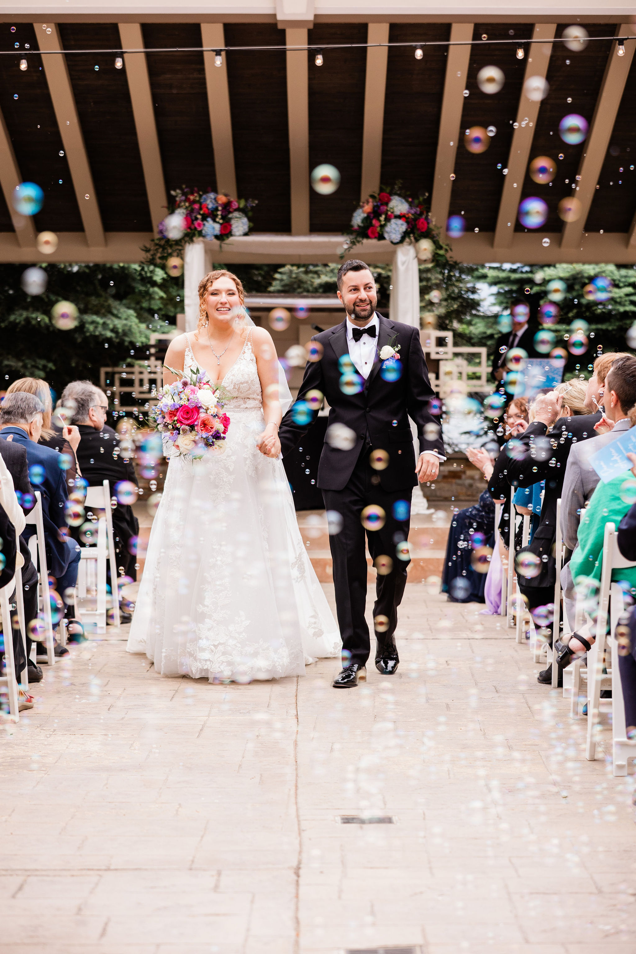 Wedding Ceremony Exit Inspiration for Couples - The Tiffany Ballroom